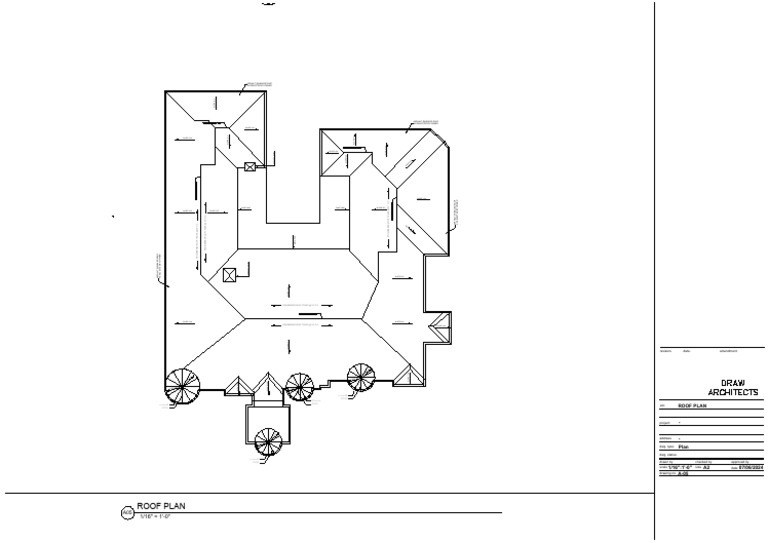 roof plan-1 | PDF | Roof | Architectural Design