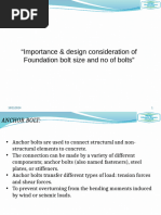 Anchor Bolt Projection Guide | PDF