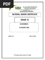 Economics Grade 10 Eclassroom Term 3 Notes | PDF | Taxes | Mining