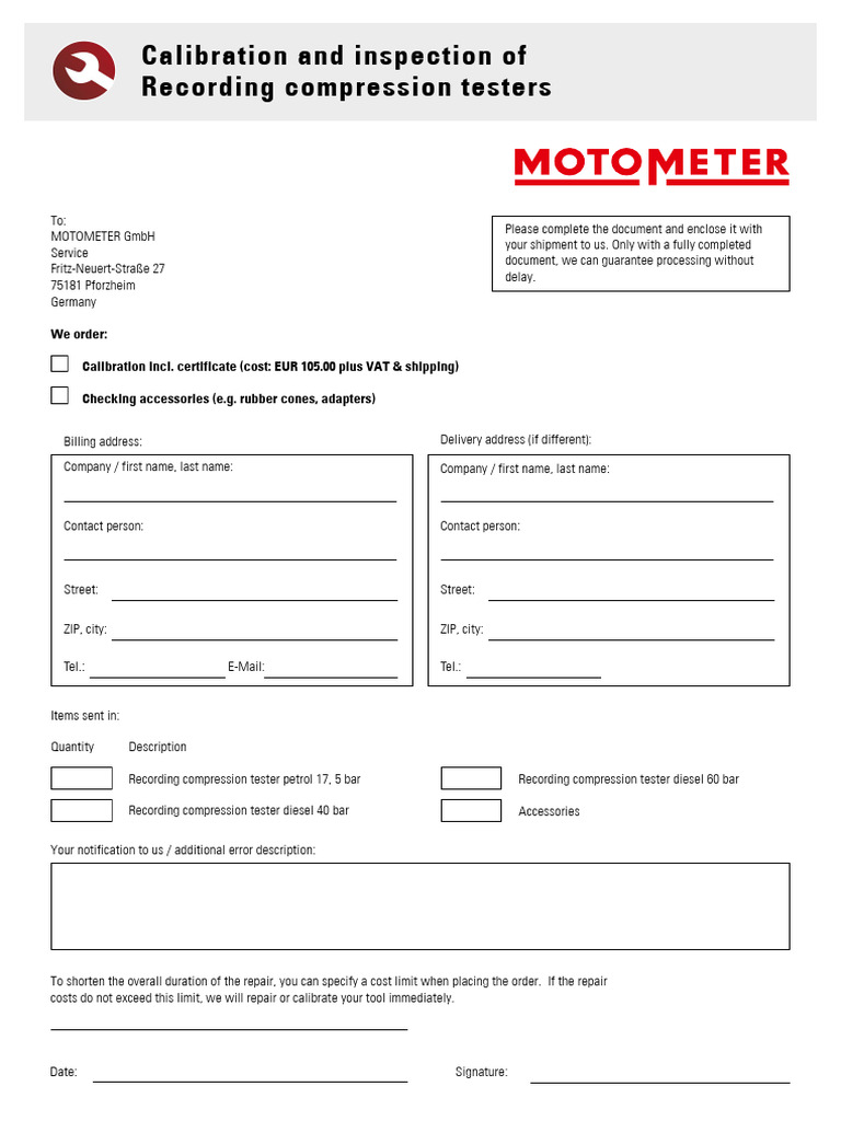 Motometer_Form_Calibration-2024 | PDF