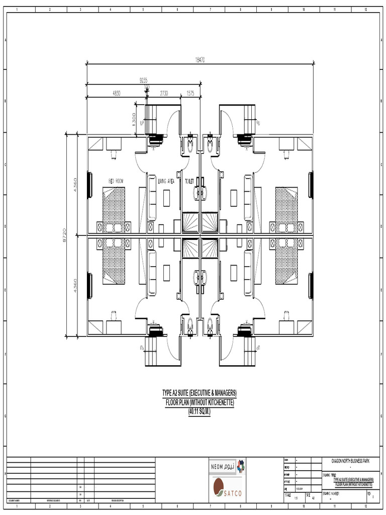 TYPE A2 SUITE (EXECUTIVE & MANAGERS) FLOOR PLAN (WITHOUT KITCHENETTE) | PDF TYPE A2 SUITE (EXECUTIVE & MANAGERS) FLOOR PLAN (WITHOUT KITCHENETTE) | PDF