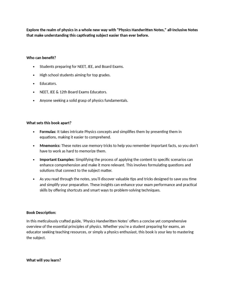 hm | PDF | Physics | Reading Comprehension