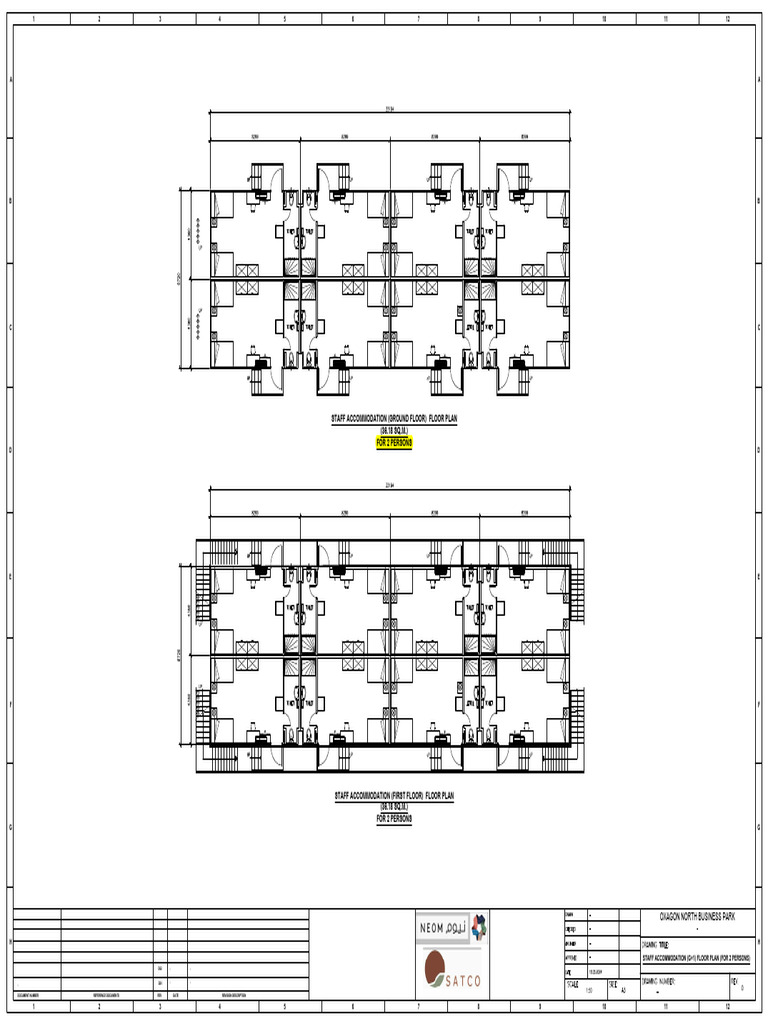 Staff Accommodation Floor Plan for 2 | PDF
