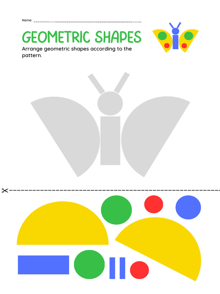 Geometric Shape Arrangement Guide | PDF