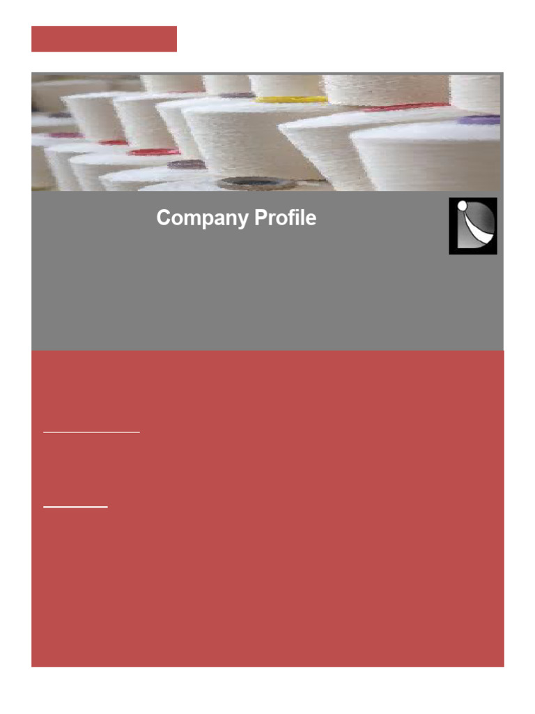Company Profile(New) | PDF | Textiles | Cotton