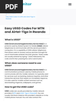 MTN Codes | PDF