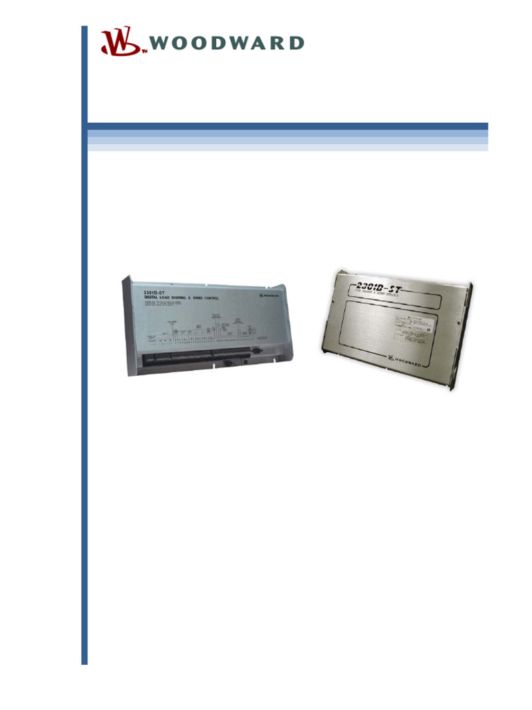 2300 Digital Electronic Load Sharing and Speed Control: Product Manual ...