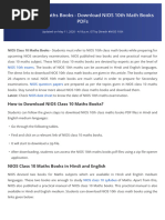 Wbbse Books For Class 10 PDF | PDF