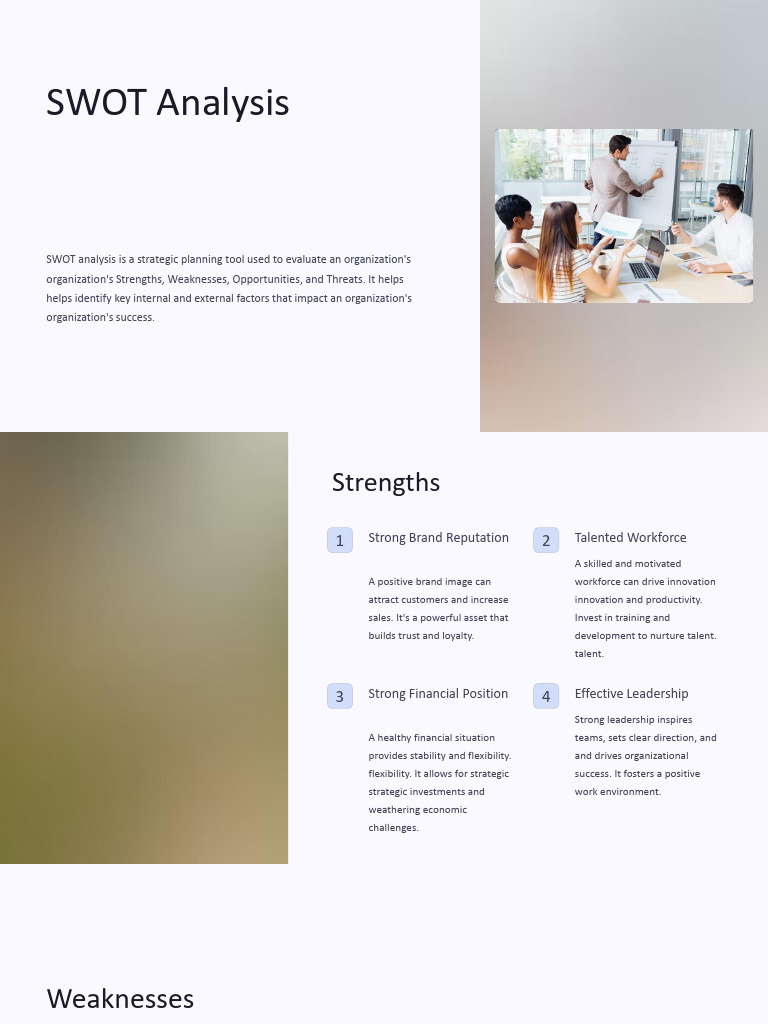 SWOT-Analysis | PDF | Swot Analysis | Innovation