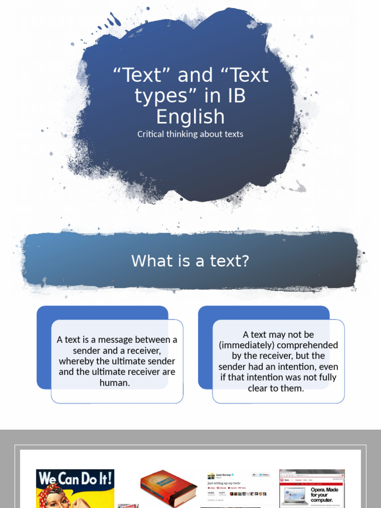 text types | PDF | Human Communication | Communication