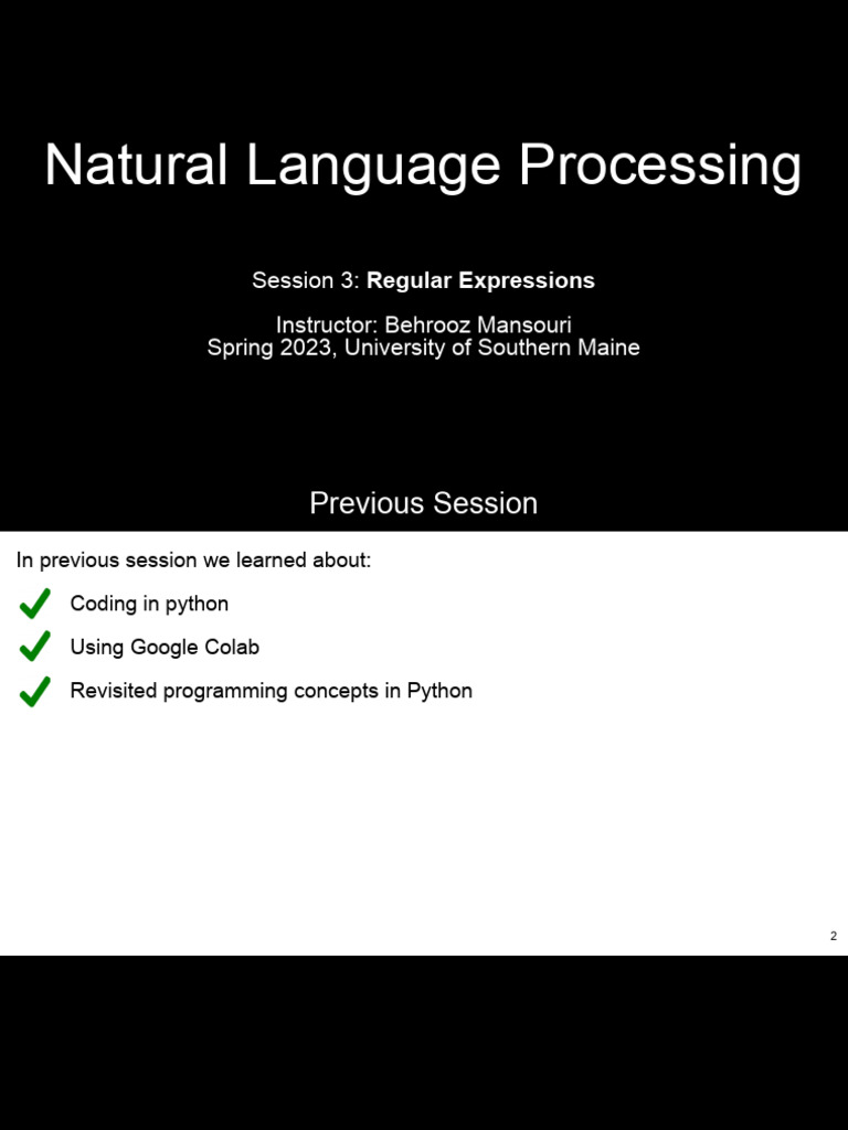 Regular Expressions Overview by Mansouri | PDF | Regular Expression | Linguistics