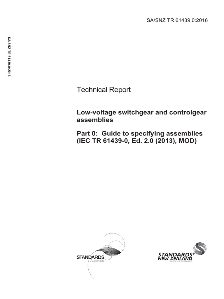 Technical Report | PDF | Electrical Wiring | Standards Australia