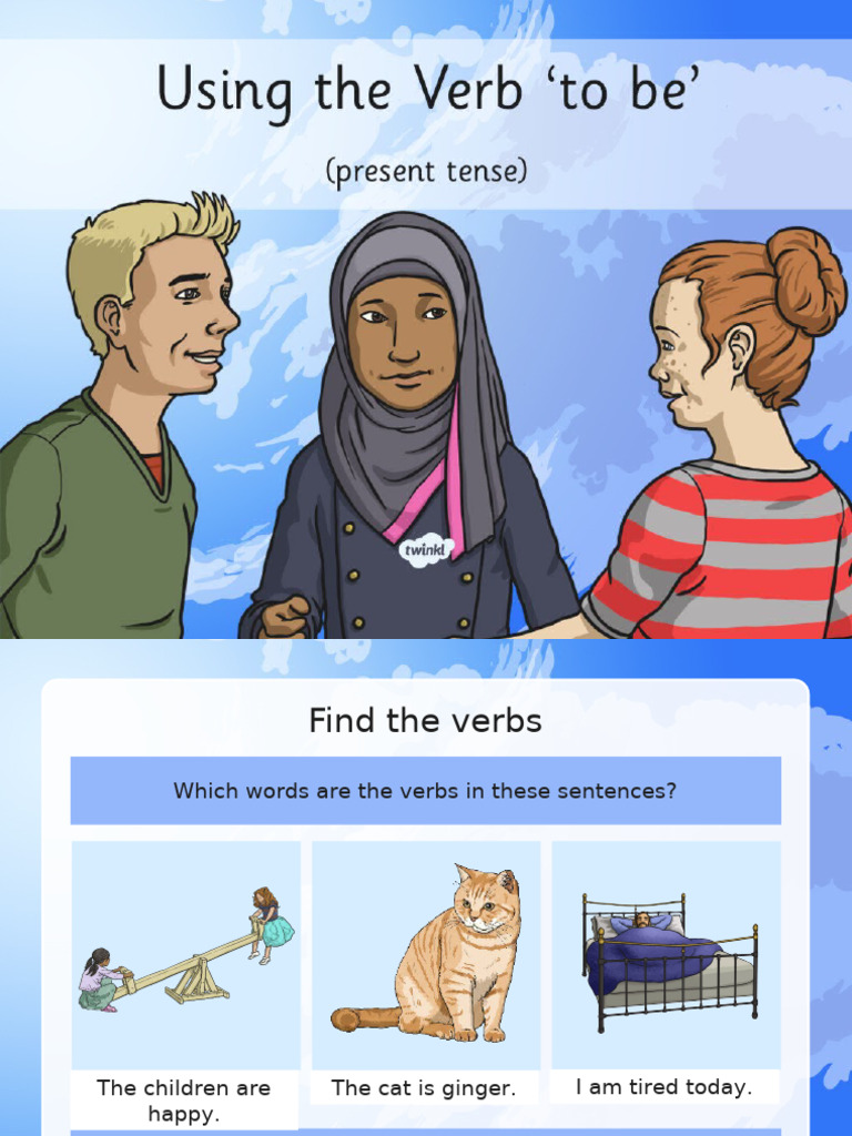 Using The Verb To Be Present Tense Lesson Presentation | PDF | Verb ...