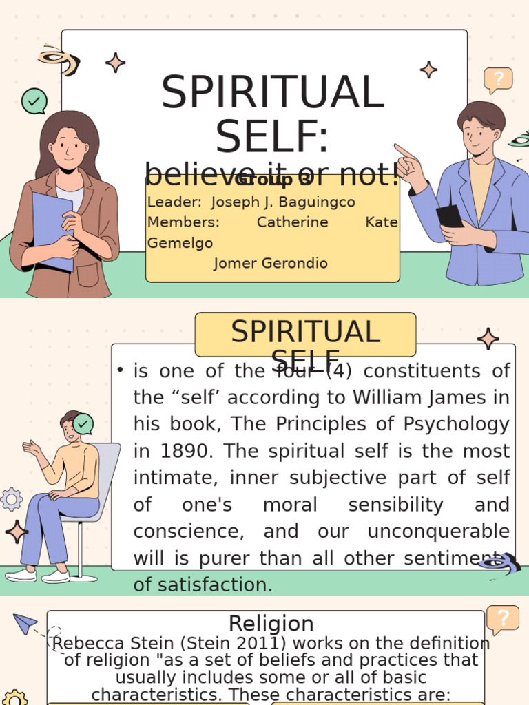 Spiritual Self Report | PDF | Jesus | Religious Belief And Doctrine
