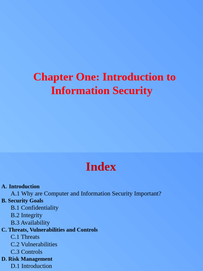 Chapter-1 (2) | PDF | Information Security | Security