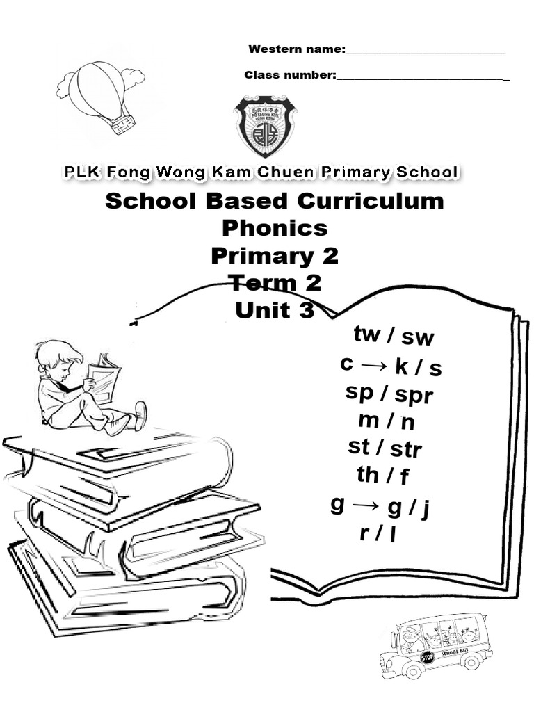 P2 Term 2 Unit 3 English Phonics SBC | PDF