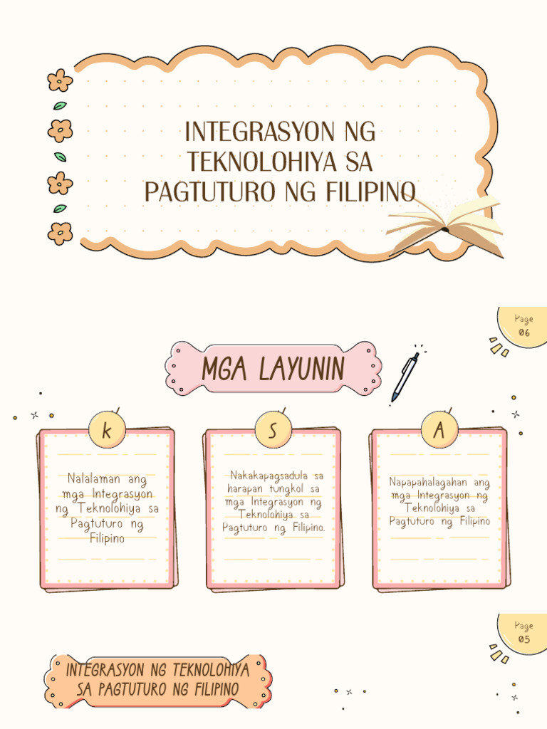 Tegrasyon NG Teknolohiya Sa Pagtuturo NG Filipinoalinabo | PDF