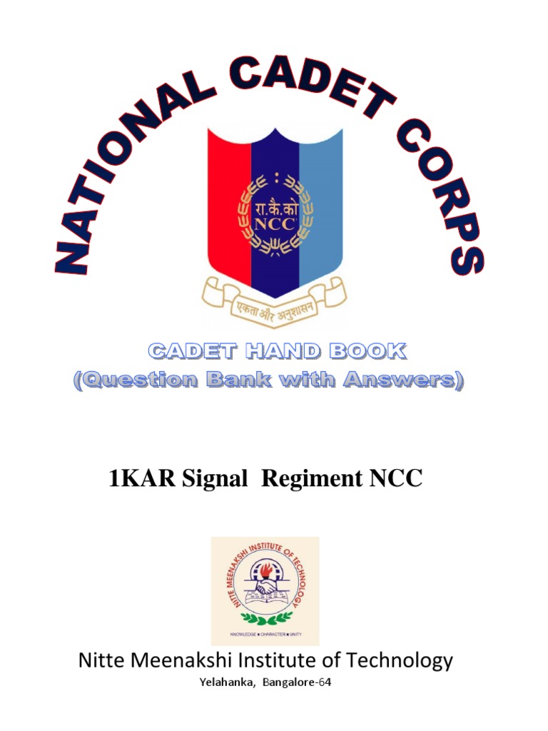 NCC Study Material - 1KAR Signal Regiment NCC | PDF | Armed Conflict ...