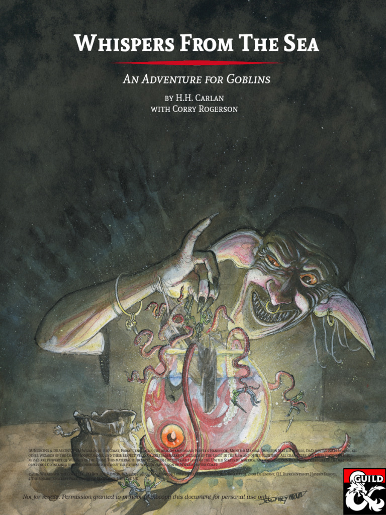 Whispers From The Sea | PDF | Wizards Of The Coast | Dungeons & Dragons