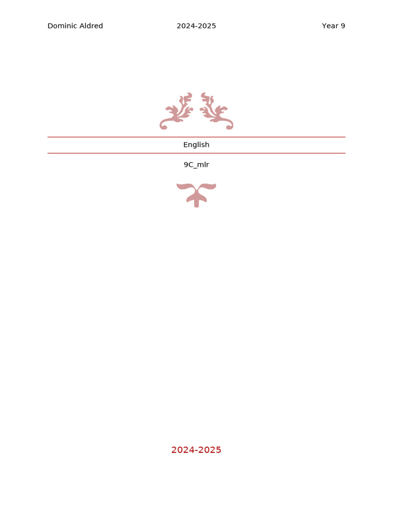 English - Unfinished | PDF