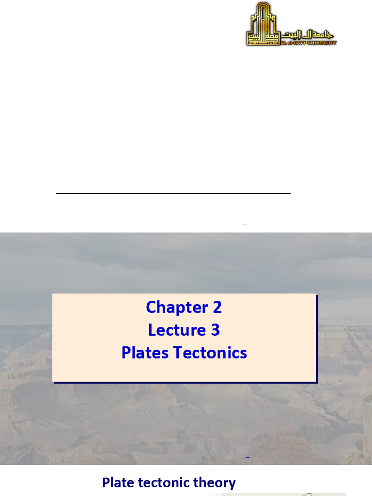 Geol-ch2-Lect3-PlatesTechtonics-new | PDF | Plate Tectonics | Earth ...