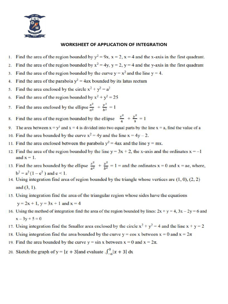Application of Integration | PDF