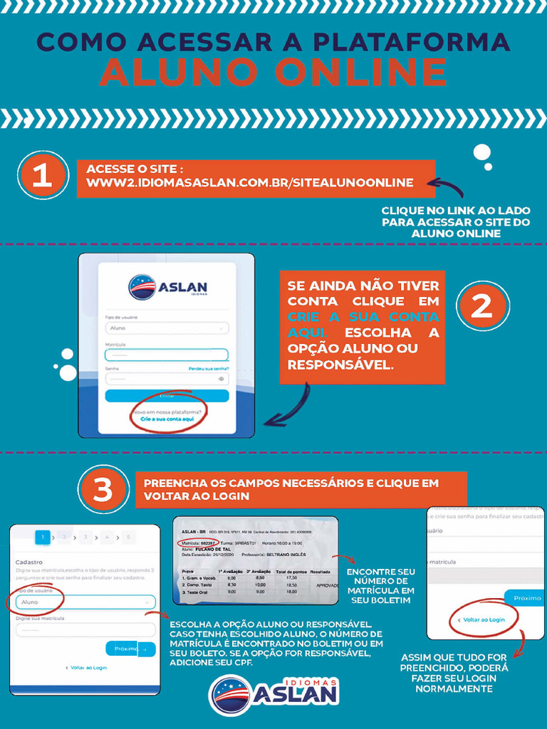 PASSO A PASSO ALUNO ONLINE-1 | PDF