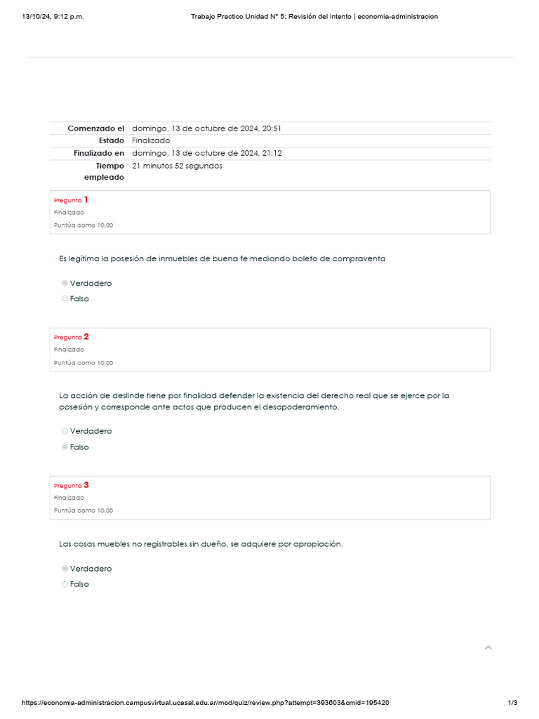 Evaluación de Derecho Real y Propiedad | PDF | Justicia | Crimen y violencia
