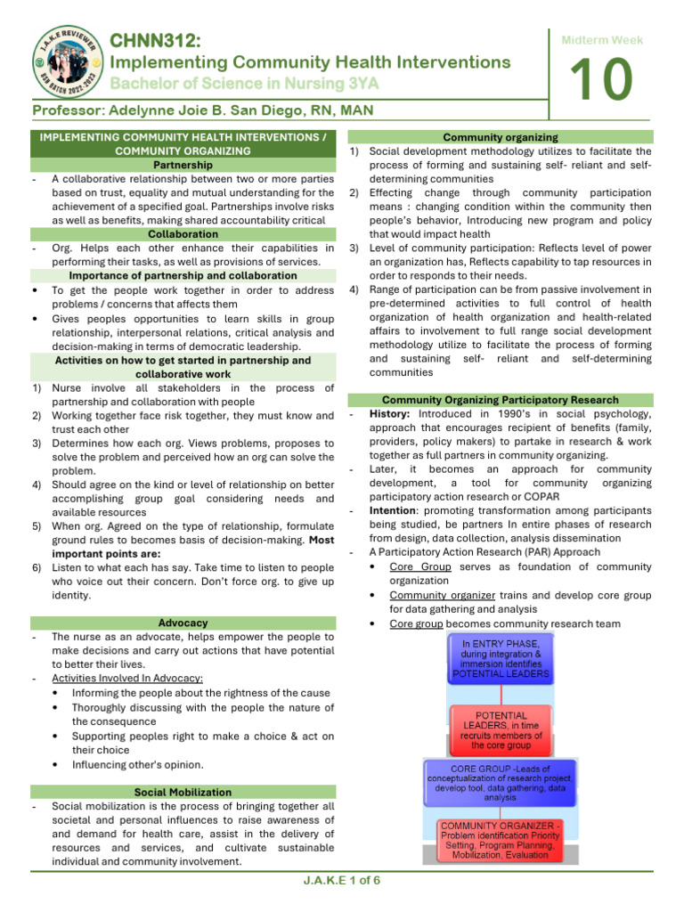 Implementing Community Health Interventions | PDF | Empowerment ...