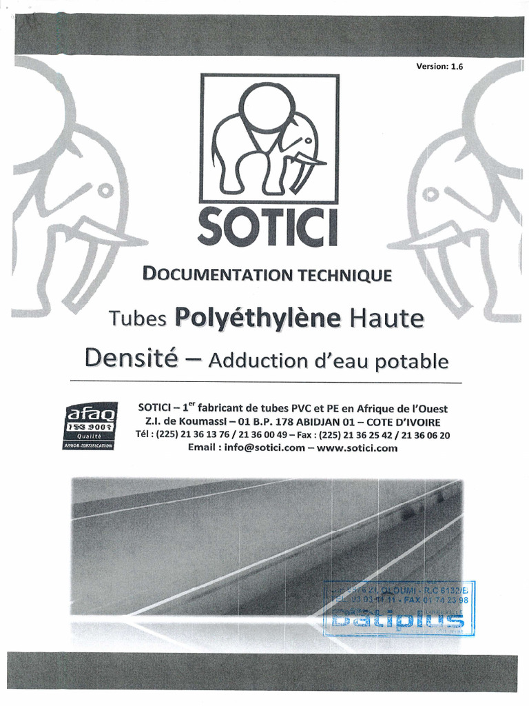 Fiche Technique PEHD | PDF