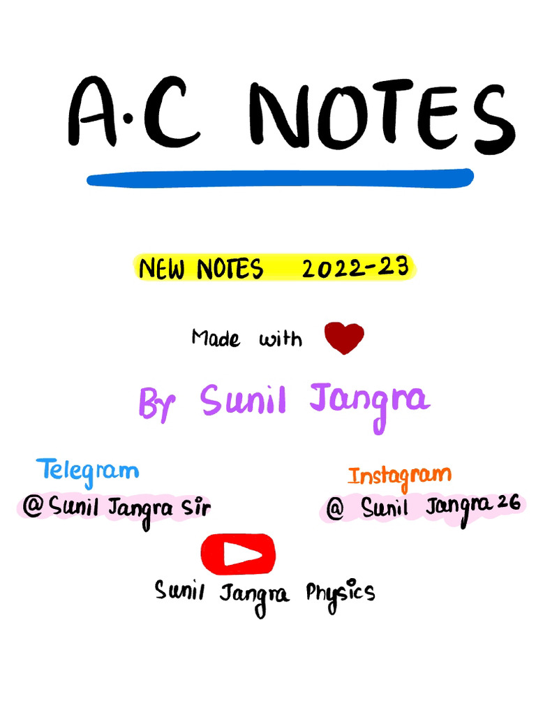 AC Notes - 11zon | PDF