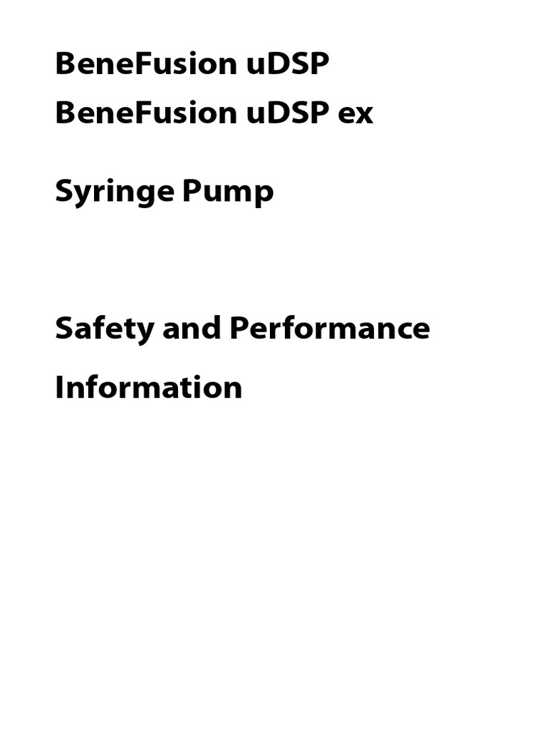 Udsp Series Safety and Performance Information | PDF | Computer Network ...
