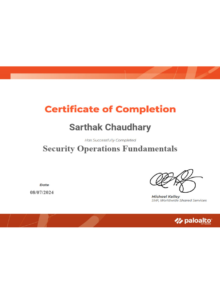 Security Operations Fundamentals - Beacon | PDF