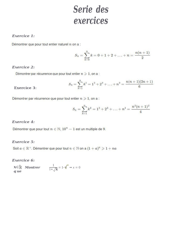 Serie1 Logique | PDF