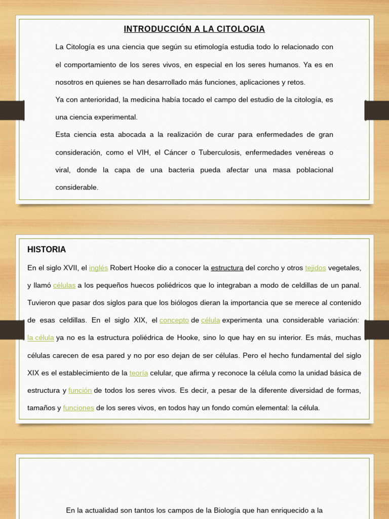 Introducción a la Citología y Mitosis | PDF | Citoplasma | Biología ...