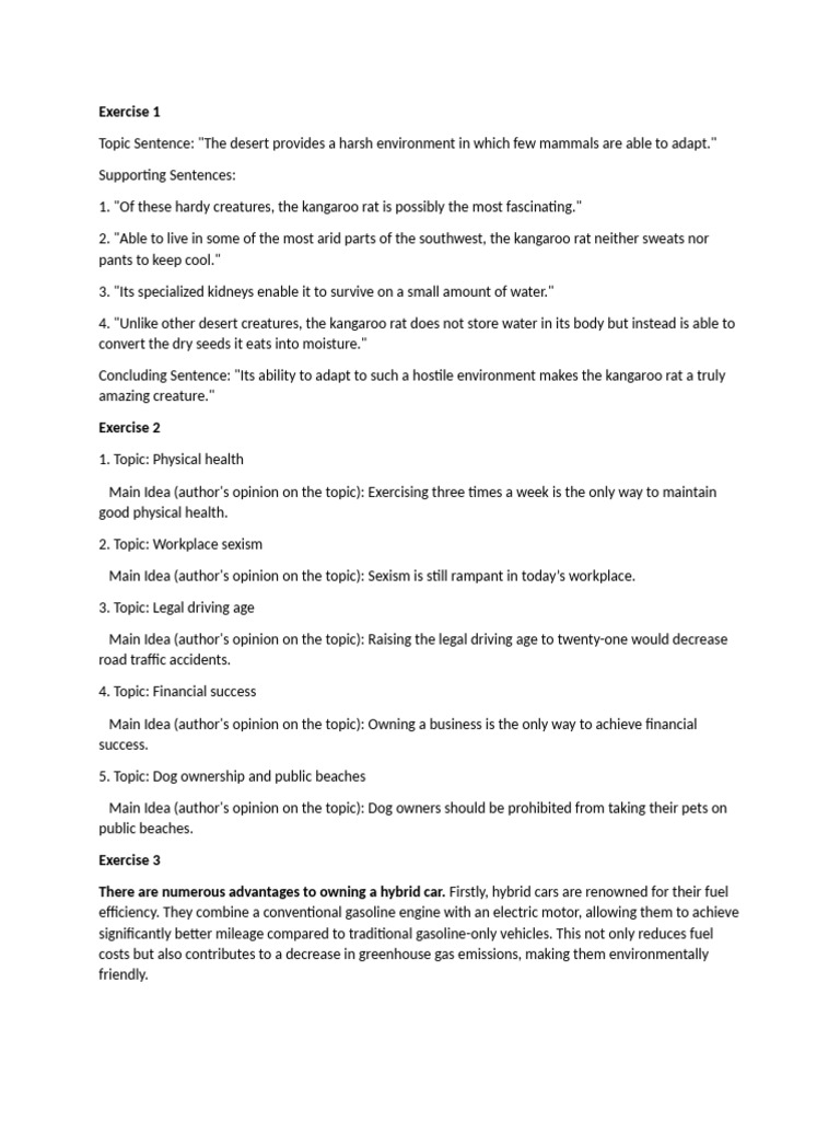 Module 3 Activity Journal Exercises 1-4 | PDF | Hybrid Vehicle | Car