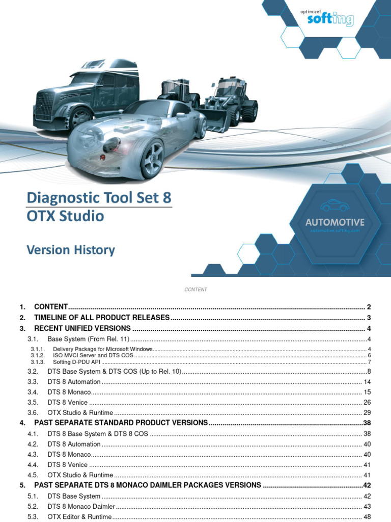 DTS Monaco Version History | PDF | Microsoft Windows | Databases