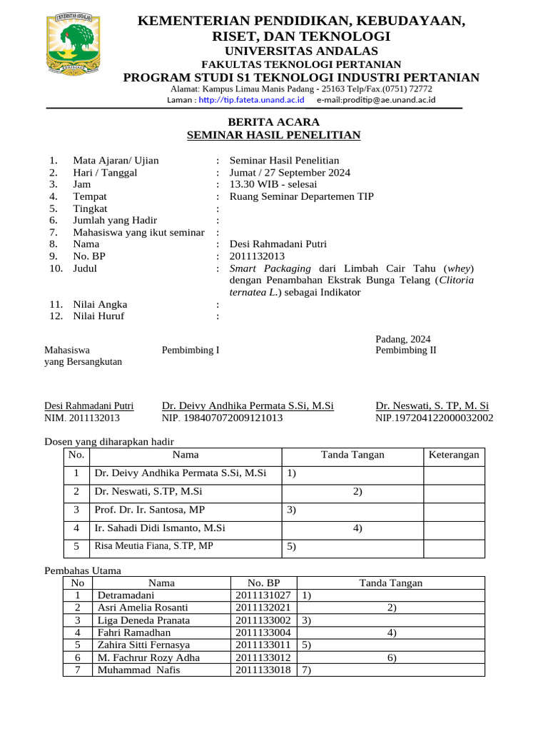 8 Rangkap_berita Acara Fix (1) | PDF