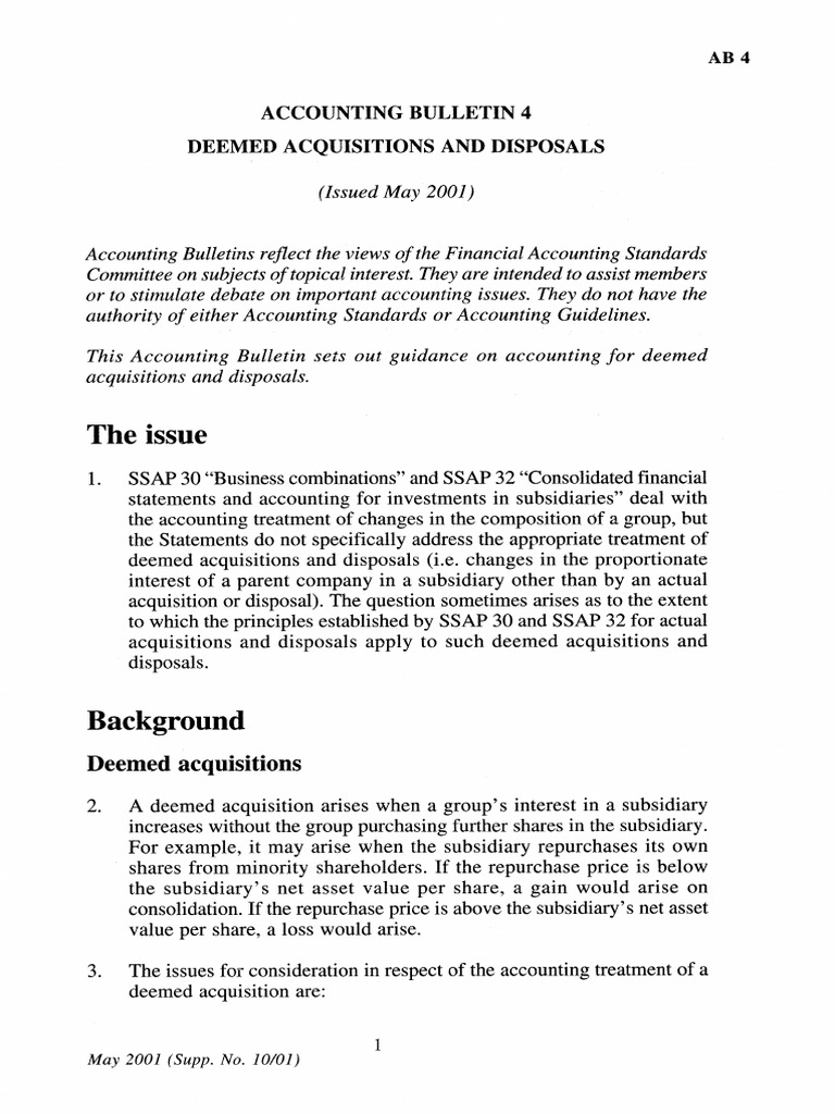 AB 4 Acquisition | PDF