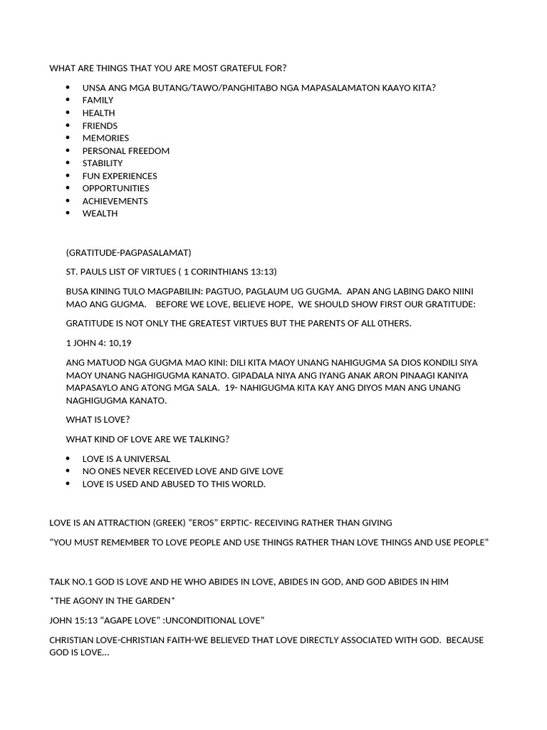 CLP Talk 1 Guide | PDF | Religious Belief And Doctrine | Theology