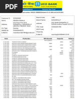 Bank of India Statement | PDF | Financial Services | Banking