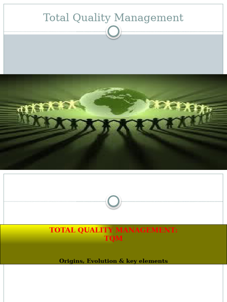 Chapter 1 (TQM-Topic 1,2 &3) | PDF | Quality Management | Customer