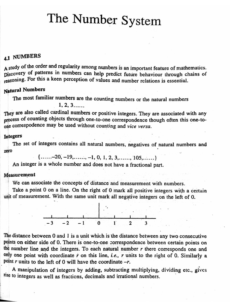 Number System | PDF