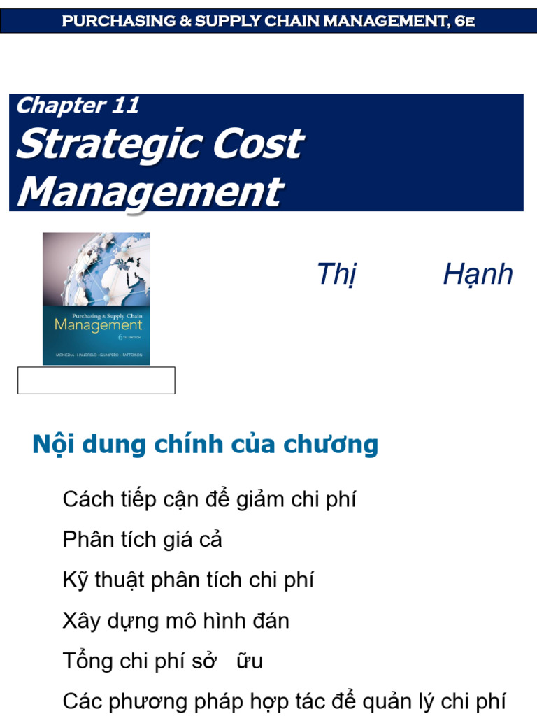 Chapter 11 Strategic Cost Managementv2 | PDF