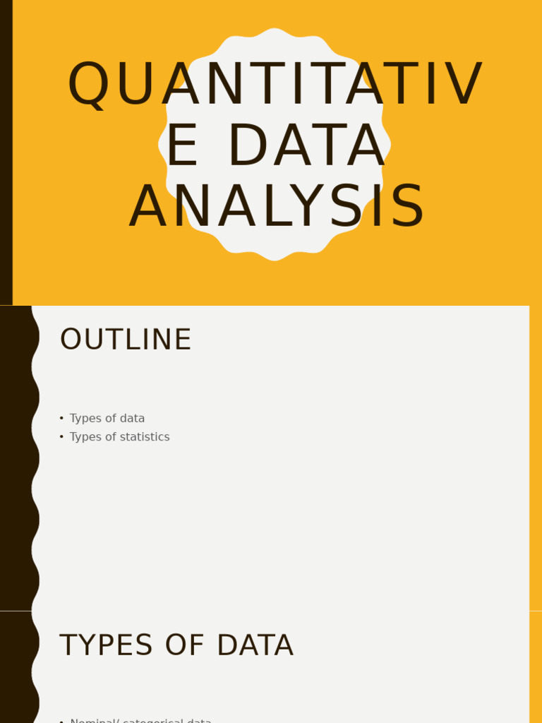 Quantitative data analysis | PDF Quantitative data analysis | PDF