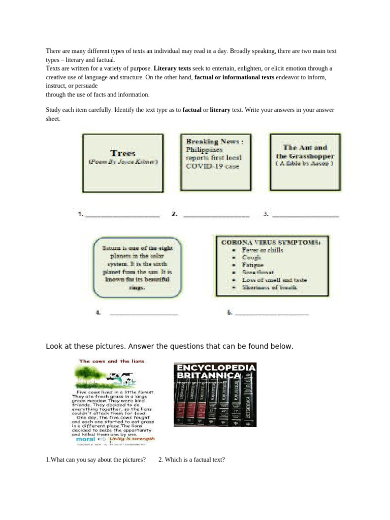 Activity For Grade 6 | PDF | Science & Mathematics