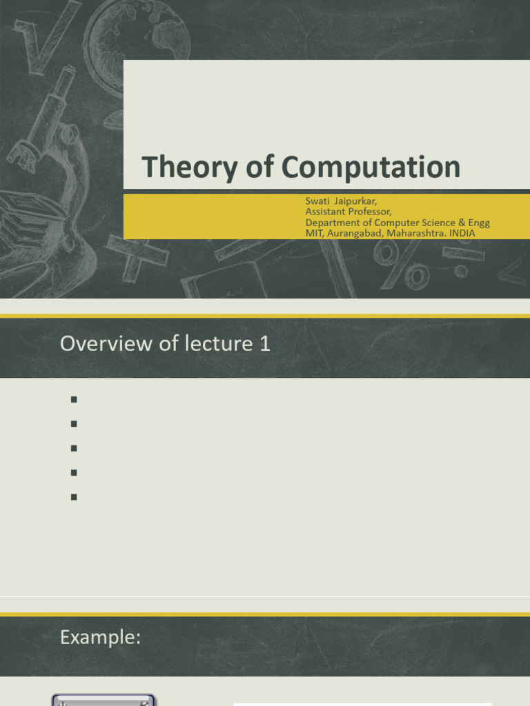 INTRO_FA1 | PDF | Automata Theory | Computer Science