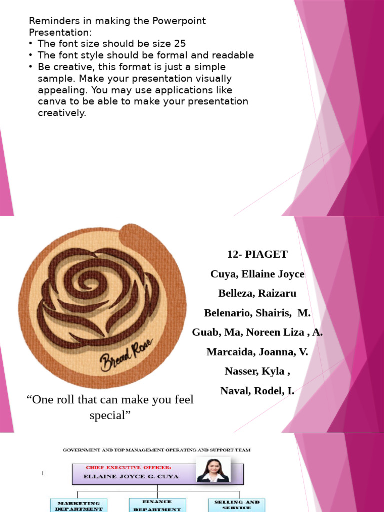 Sample Presentation for Product Proposal | PDF | Breads | Foods