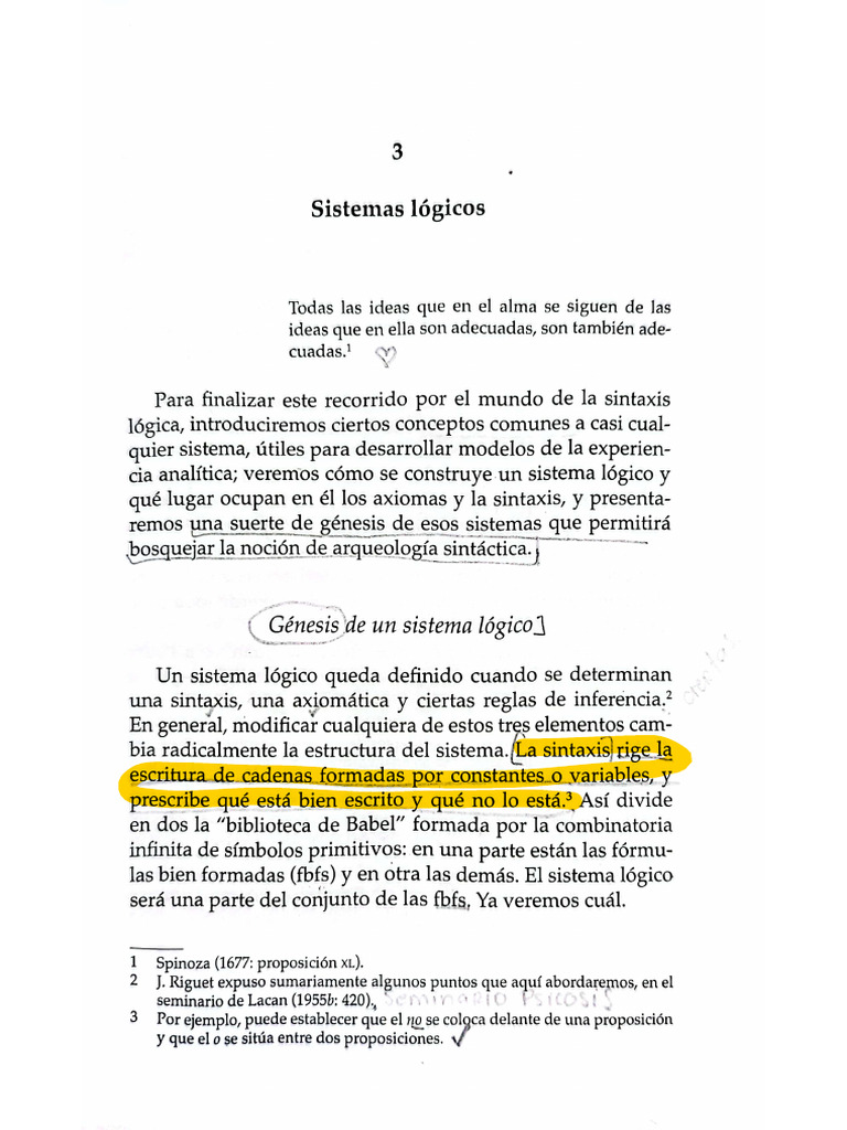 Estructura Lógica de La Interpretación Cap. 3 | PDF