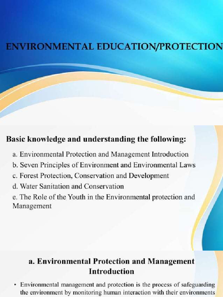 Environmental Protection | PDF